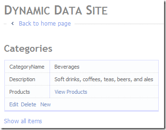 C# Bits: Dynamic Data Custom Pages: Dynamic/Templated FromView